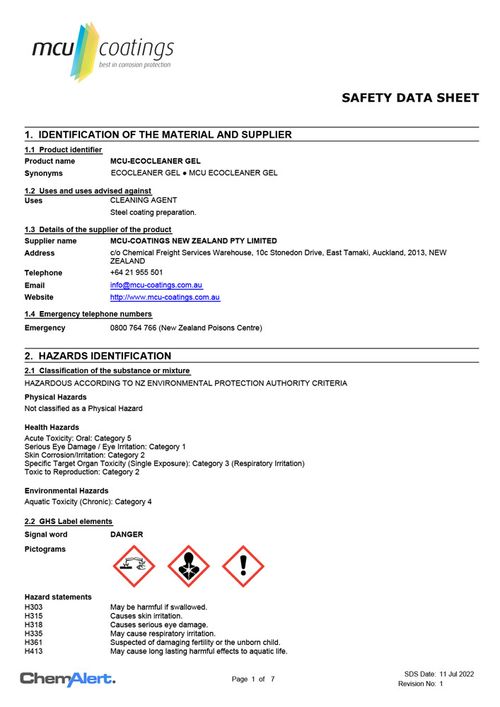 MCU-Ecocleaner from Swart & Sons